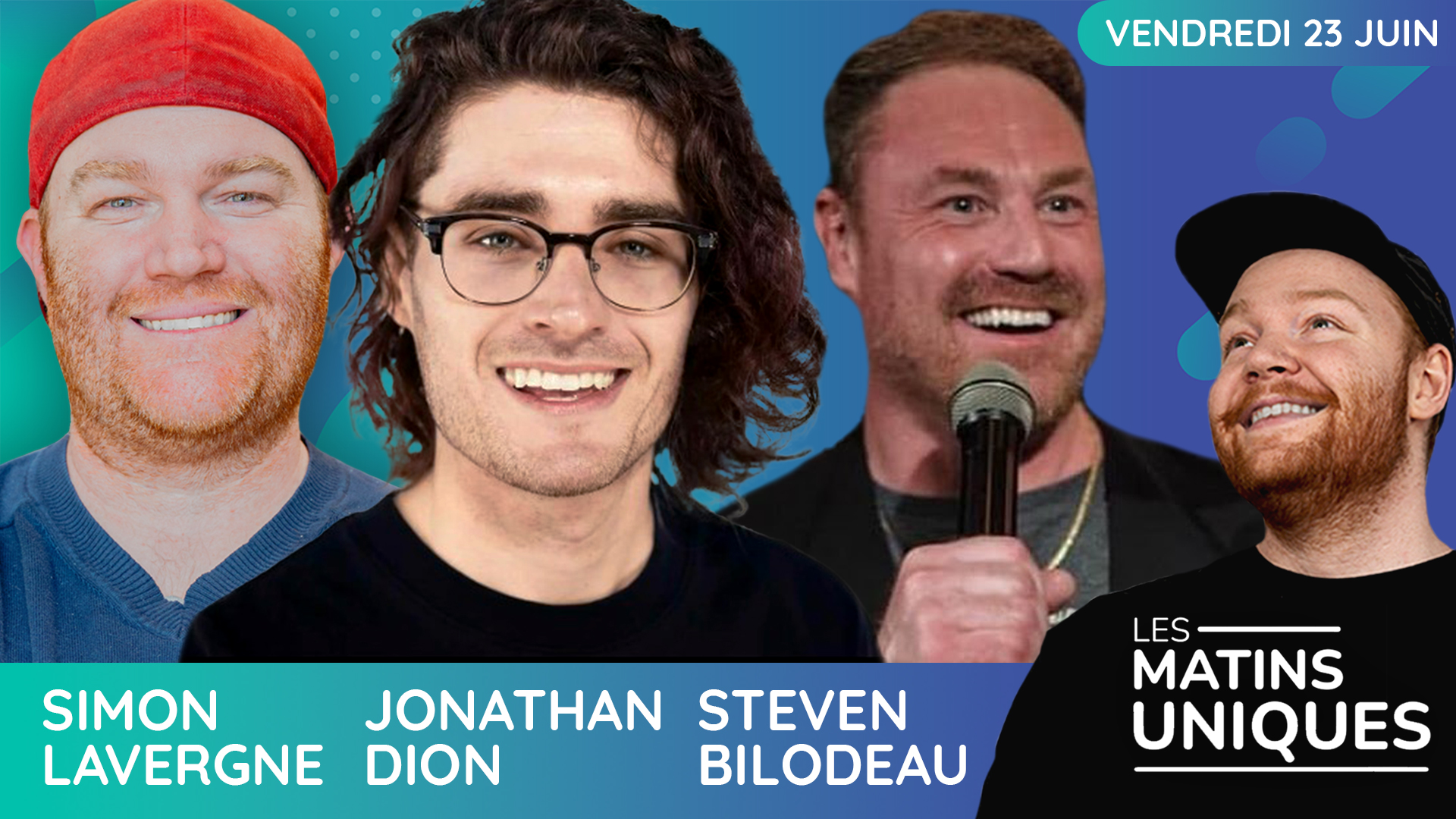 Unique FM | Entrevue | Émission spéciale | Spécial humour avec Simon ...